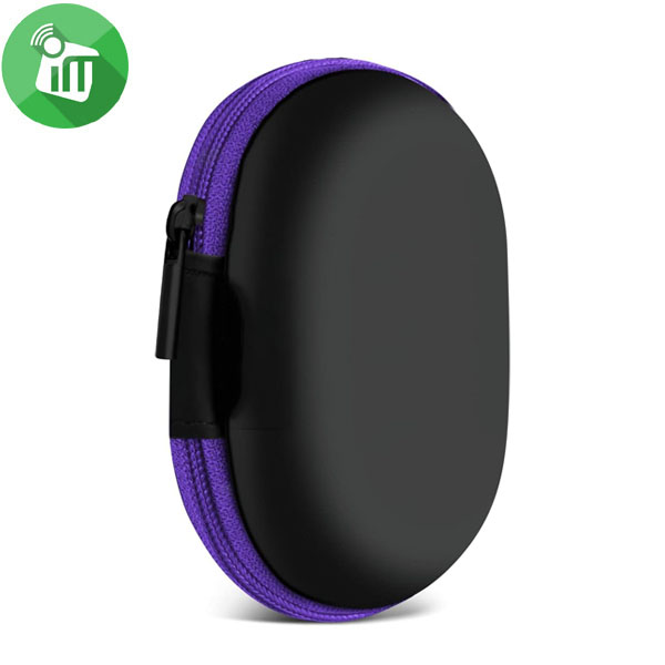 Mini Oval Shaped Hard Carrying Pocket Case Zipper Bag | iMedia stores