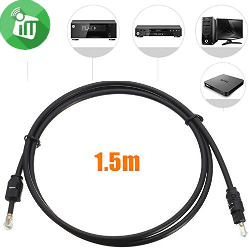 Toslink to Mini Digital Audio Optical Cable (1.5M)