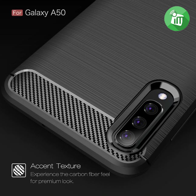 IPAKY Brushed Silicone Case Cover For Samsung Galaxy A50