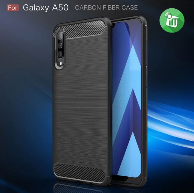 IPAKY Brushed Silicone Case Cover For Samsung Galaxy A50