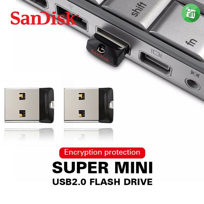 Sandisk Cruzer Fit USB 2.0 Flash Drive 32GB | iMedia Stores