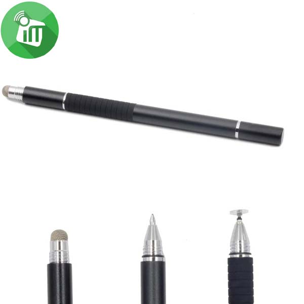Universal Capacitive Stylus Pen 3in1 Disc Tips Touch Screen