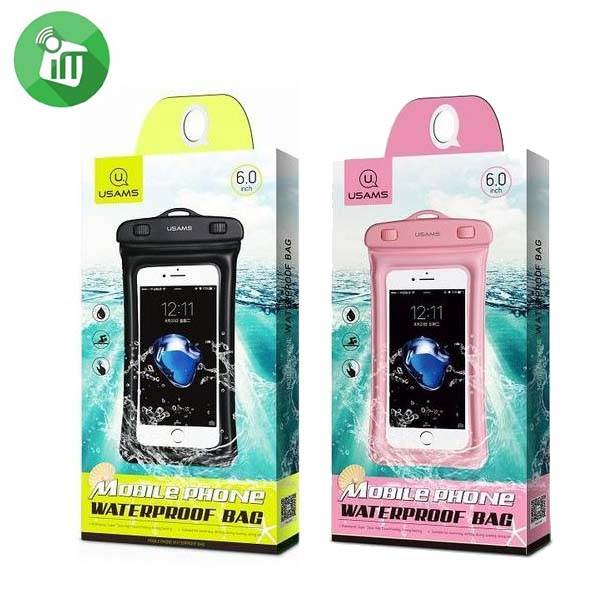 USAMS US-YD007 Mobile Phone Waterproof Bag (6-inch) | iMedia Stores