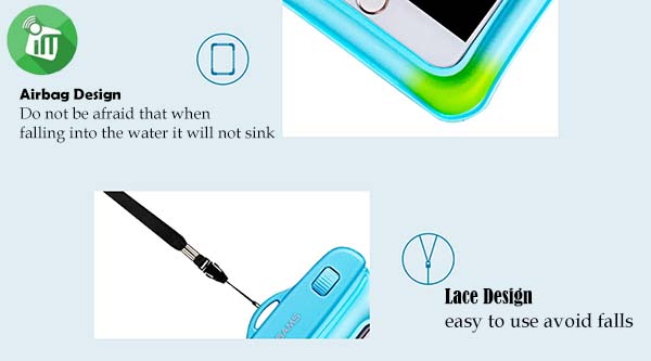 USAMS US-YD007 Mobile Phone Waterproof Bag (6-inch) | iMedia Stores