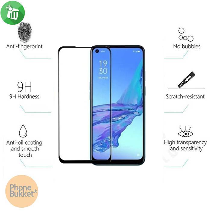 Vmax 2.5D Full Glue Full cover Glass Oppo A74 4G / A95 4G