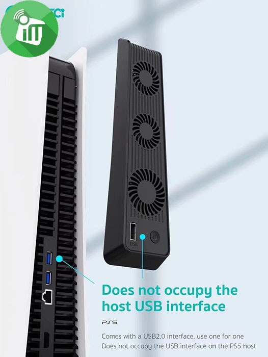 COTEetCI 95022 PS5 Console Cooling Fan | iMedia Stores