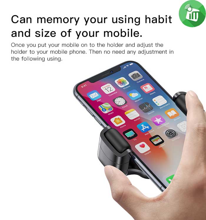 Yesido C161 Roller Memory Lock Bracket Car Holder