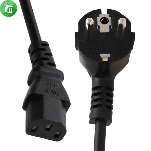 iLock EU Schuko IEC C13 AC Power Cord 1.8M | iMedia stores