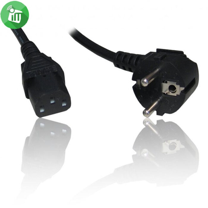 iLock EU Schuko IEC C13 AC Power Cord 1.8M | iMedia Stores