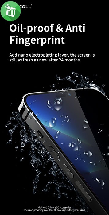 Mocoll Golden Shield Series 2.5D Full Cover Privacy Screen Protector ...