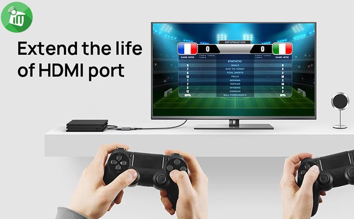 JSAUX 4K 60Hz HDMI 2.0 Switcher 2in1 Out Adapter | iMedia Stores