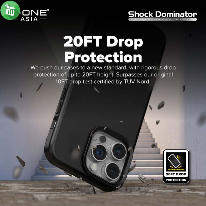 X.One Shock Dominator Magsafe Impact Protection Case iPhone 15 Pro Max