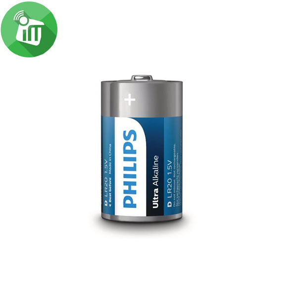 Philips 2PCS Size D Ultra Alkaline Batteries 1.5V | iMedia Stores