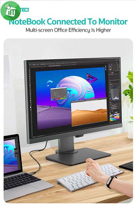 COTEetCI 87411 USB-C to HDMI Converter Cable 4K/60Hz (2m)