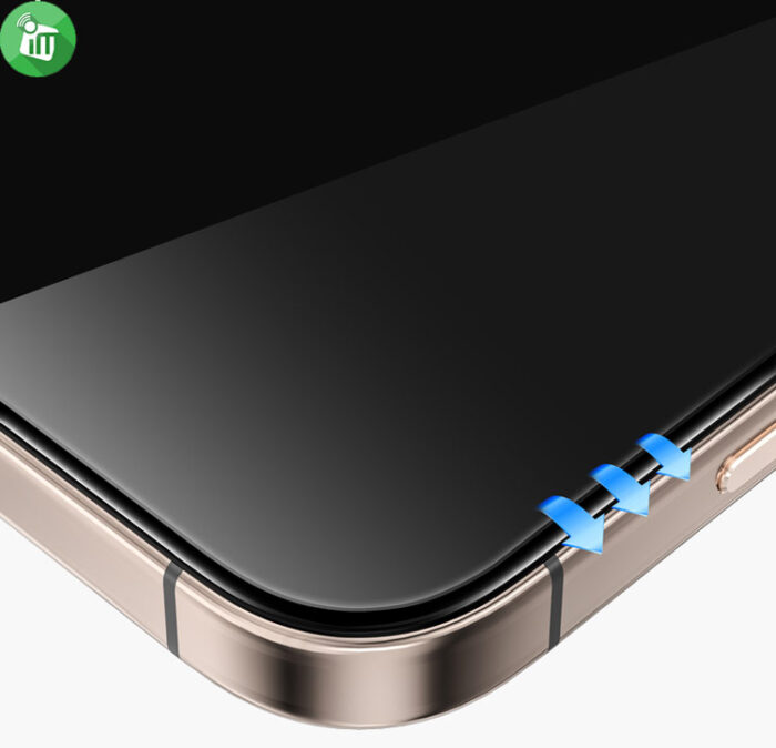 KuZoom 3D Large Curved Edge Glass Screen iPhone 15 Pro Max | iMedia Stores