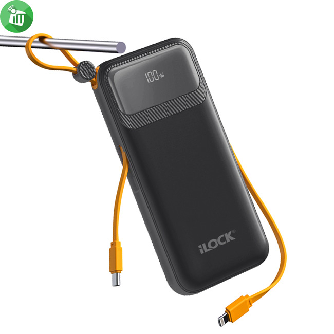 iLock Power Bank 10000mAh LED Display Fast Charging | iMedia stores